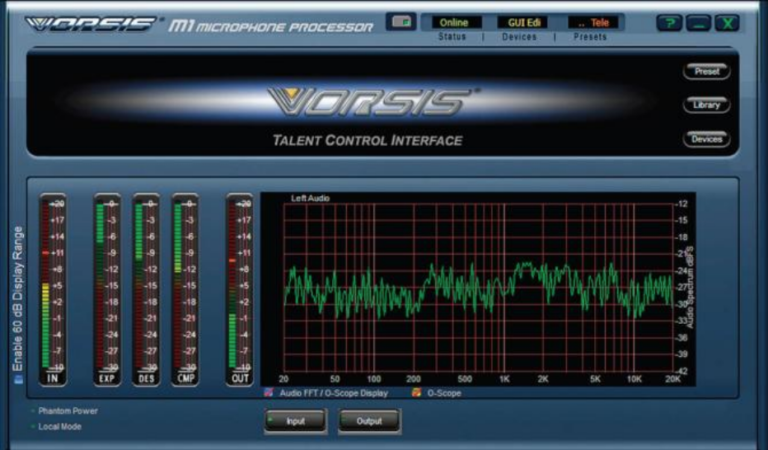 The Vorsis M1 Microphone Processor – The Broadcasters Desktop Resource